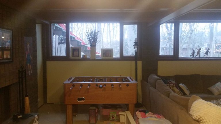 Mid-Century Modern Basement Remodel - Morris Builders, Inc.