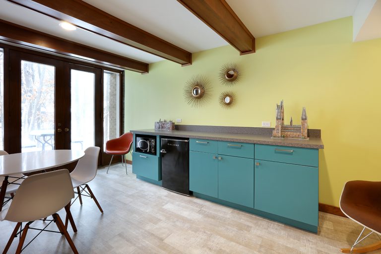 Mid-Century Modern Basement Remodel - Morris Builders, Inc.